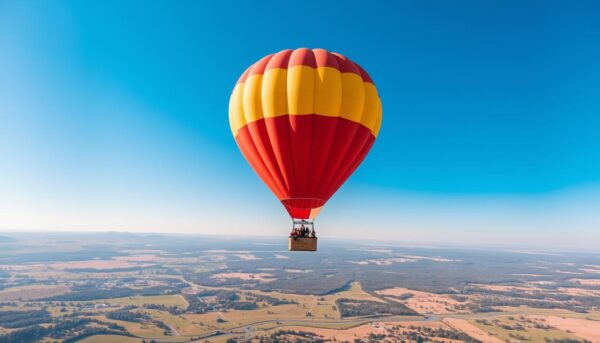How fast can you go in a hot air balloon?