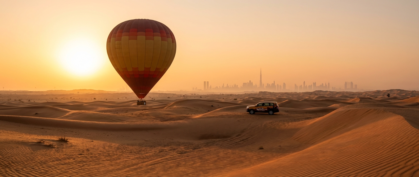 Hot Air Balloon Dubai Early Booking News for 2026 Now - Safari Desert Dubai